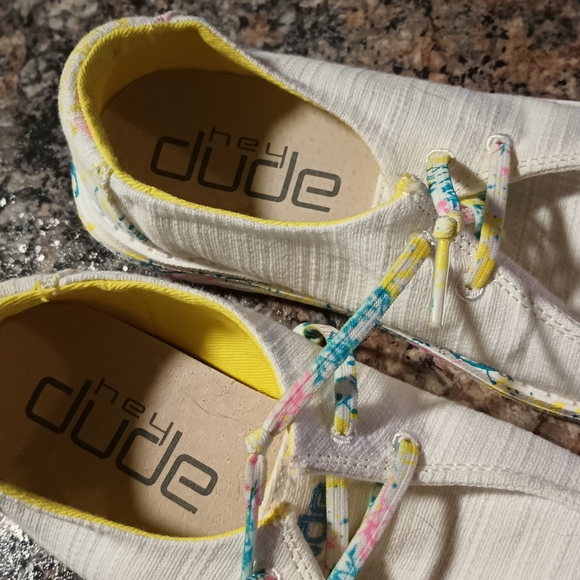 Hey Dude | Shoes | Hey Dude Size 2 White | Poshmark